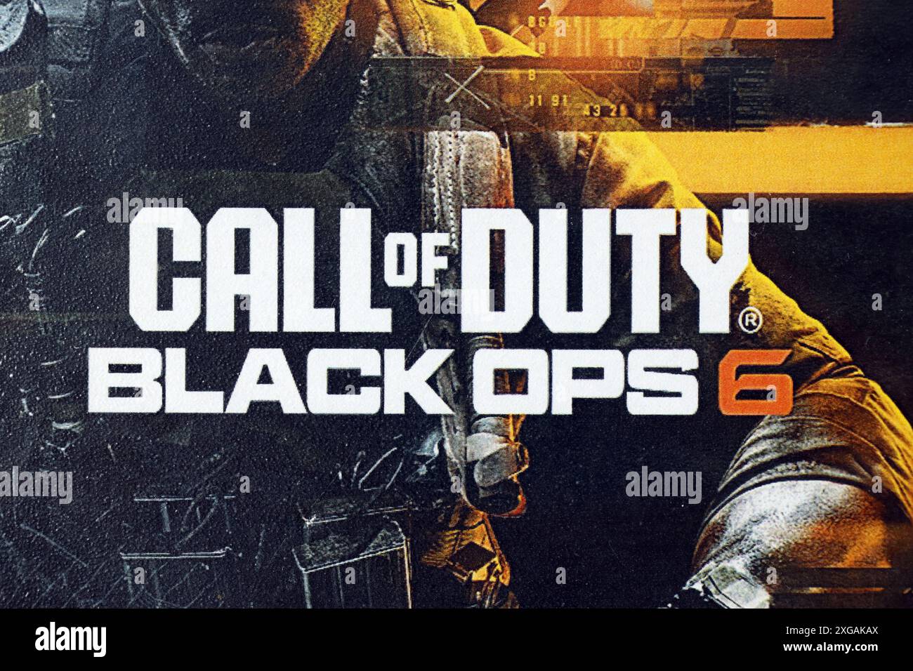 KYIV, UKRAINE - JUNE 26, 2024 Call of Duty Black Ops 6 PS5 video game ...
