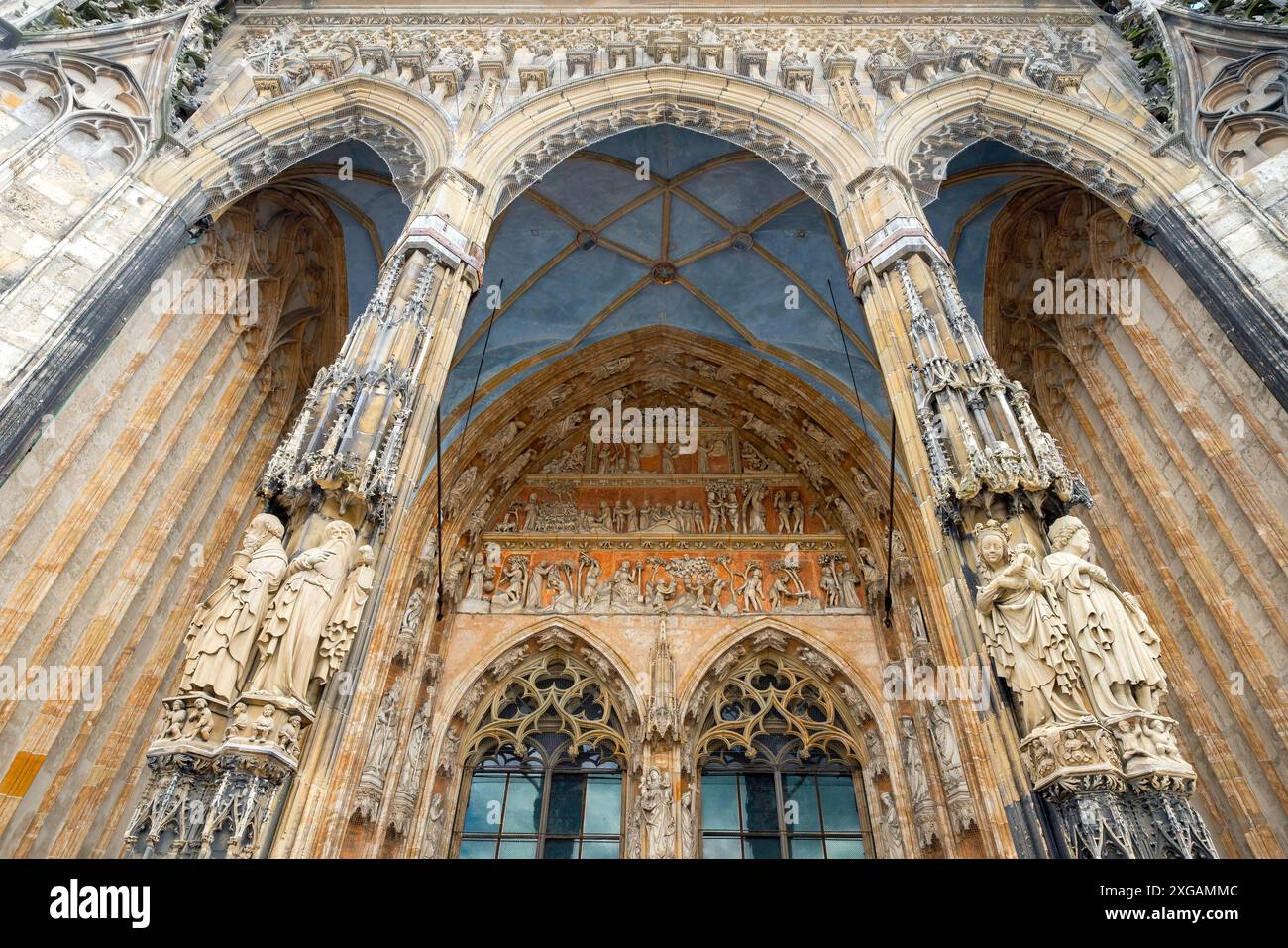 Inside Lutheran church, Ulm Minster located in Ulm, State of Baden ...
