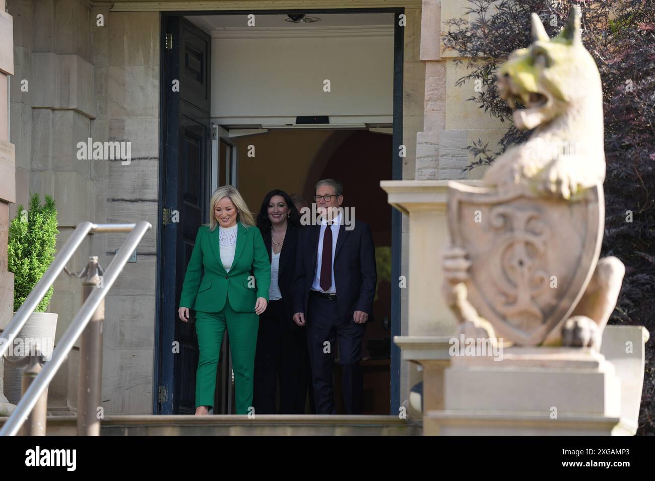 Prime Minister Sir Keir Starmer after meeting Northern Ireland ...
