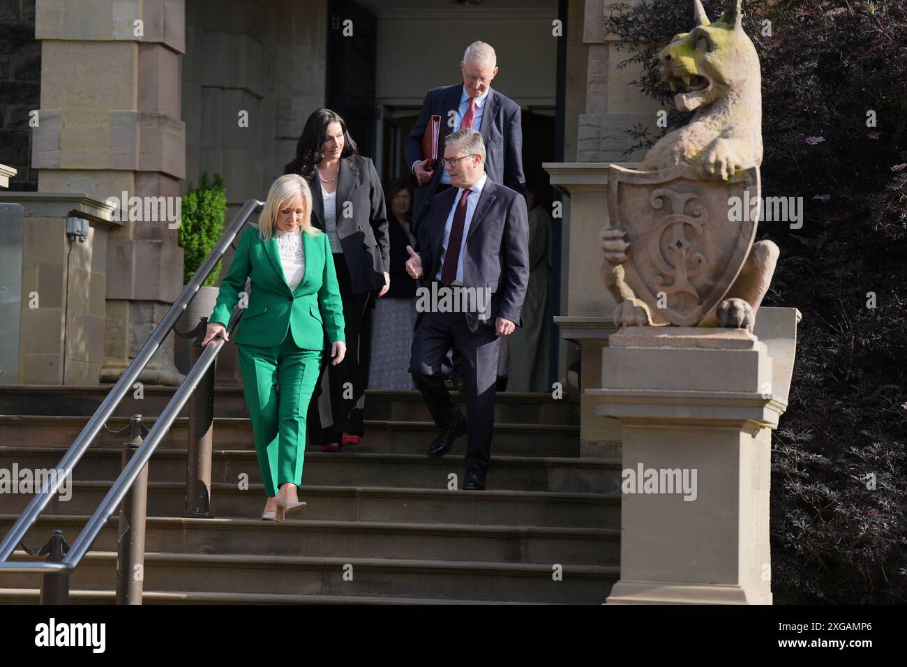 Prime Minister Sir Keir Starmer after meeting Northern Ireland ...