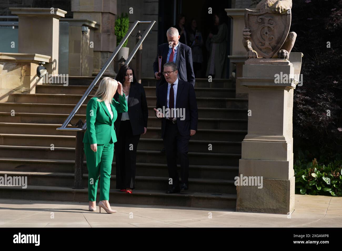 Prime Minister Sir Keir Starmer after meeting Northern Ireland ...