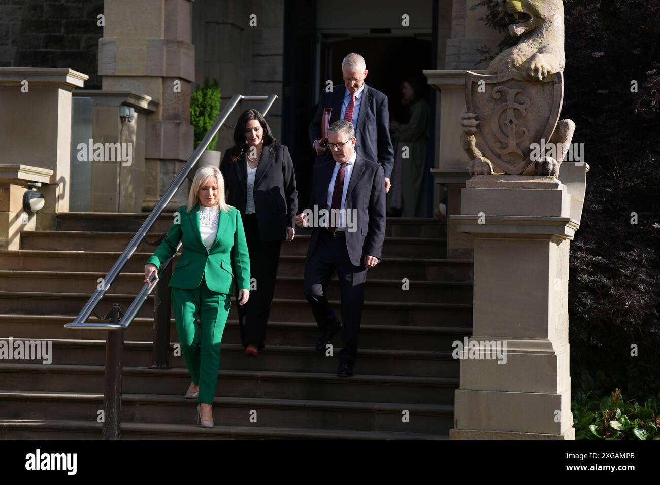 Prime Minister Sir Keir Starmer after meeting Northern Ireland ...