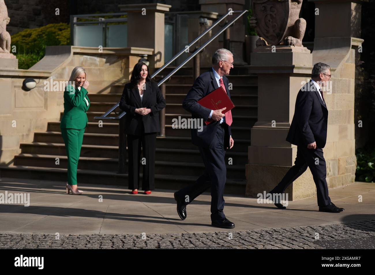 Prime Minister Sir Keir Starmer and Northern Ireland Secretary Hilary ...