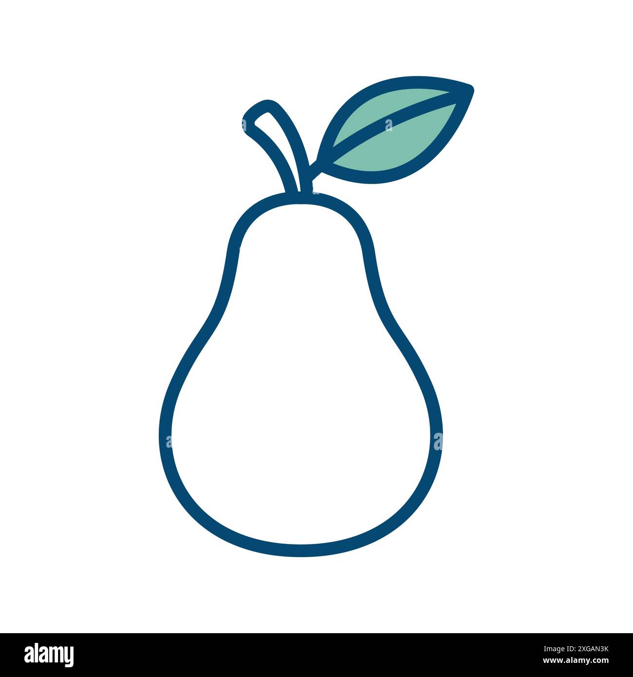 pear icon vector design template in white background Stock Vector Image ...