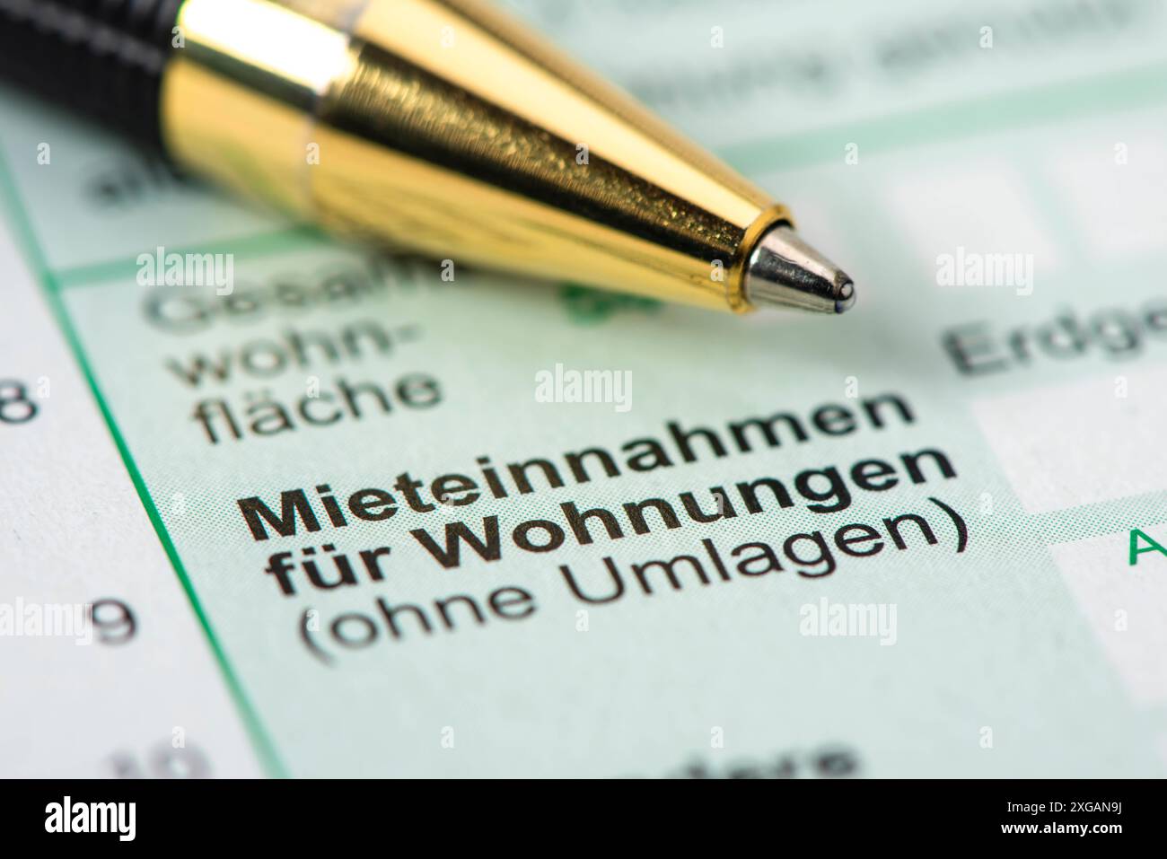 Einkommensteuererklärung Ein Formular für die Einkommensteuererklärung ...