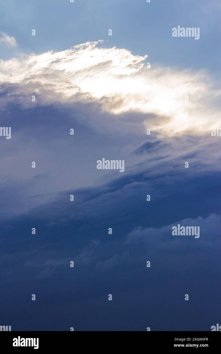 cloudy sky. rainy weather forecast background Stock Photo - Alamy