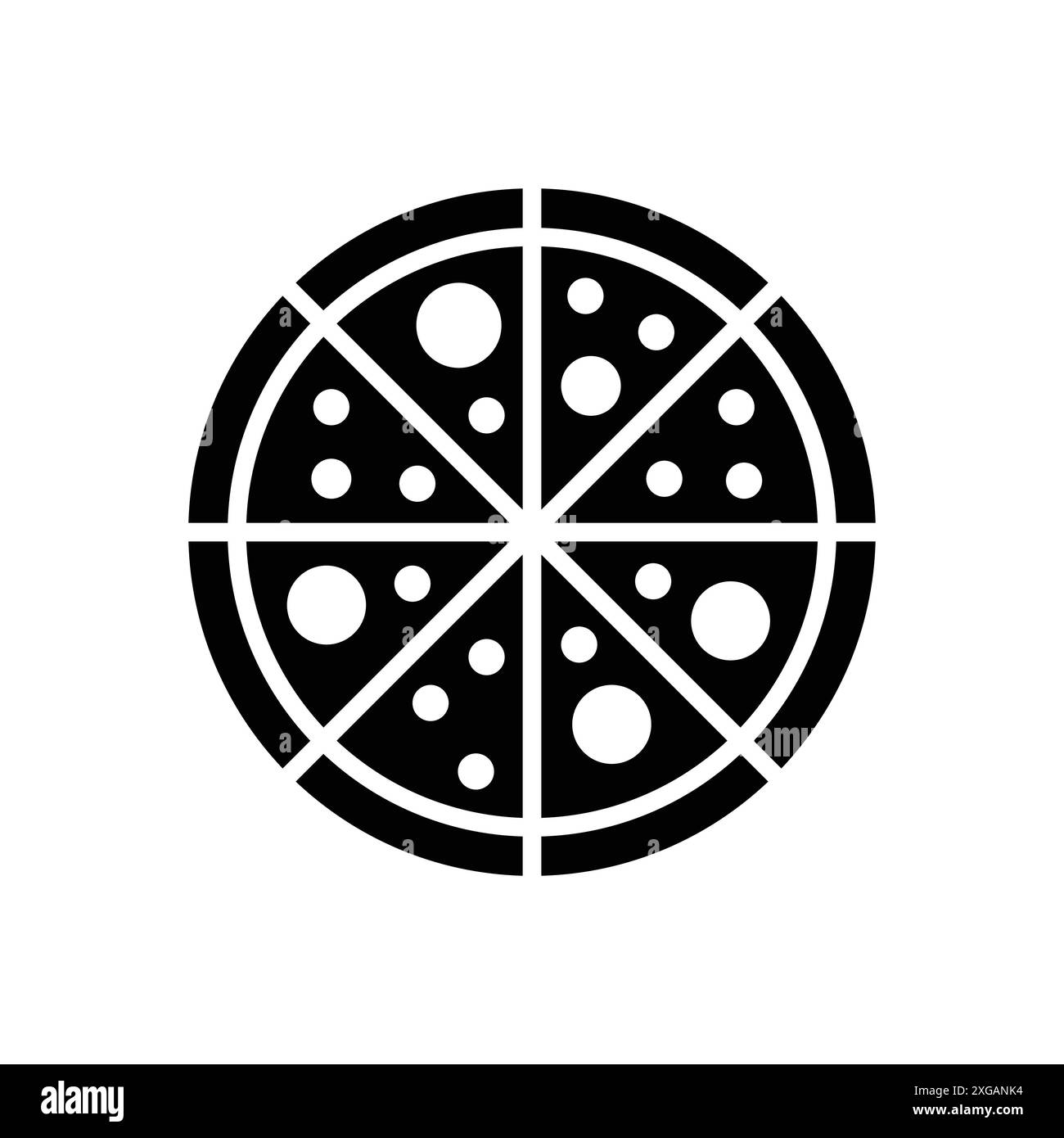 pizza icon vector design template in white background Stock Vector ...