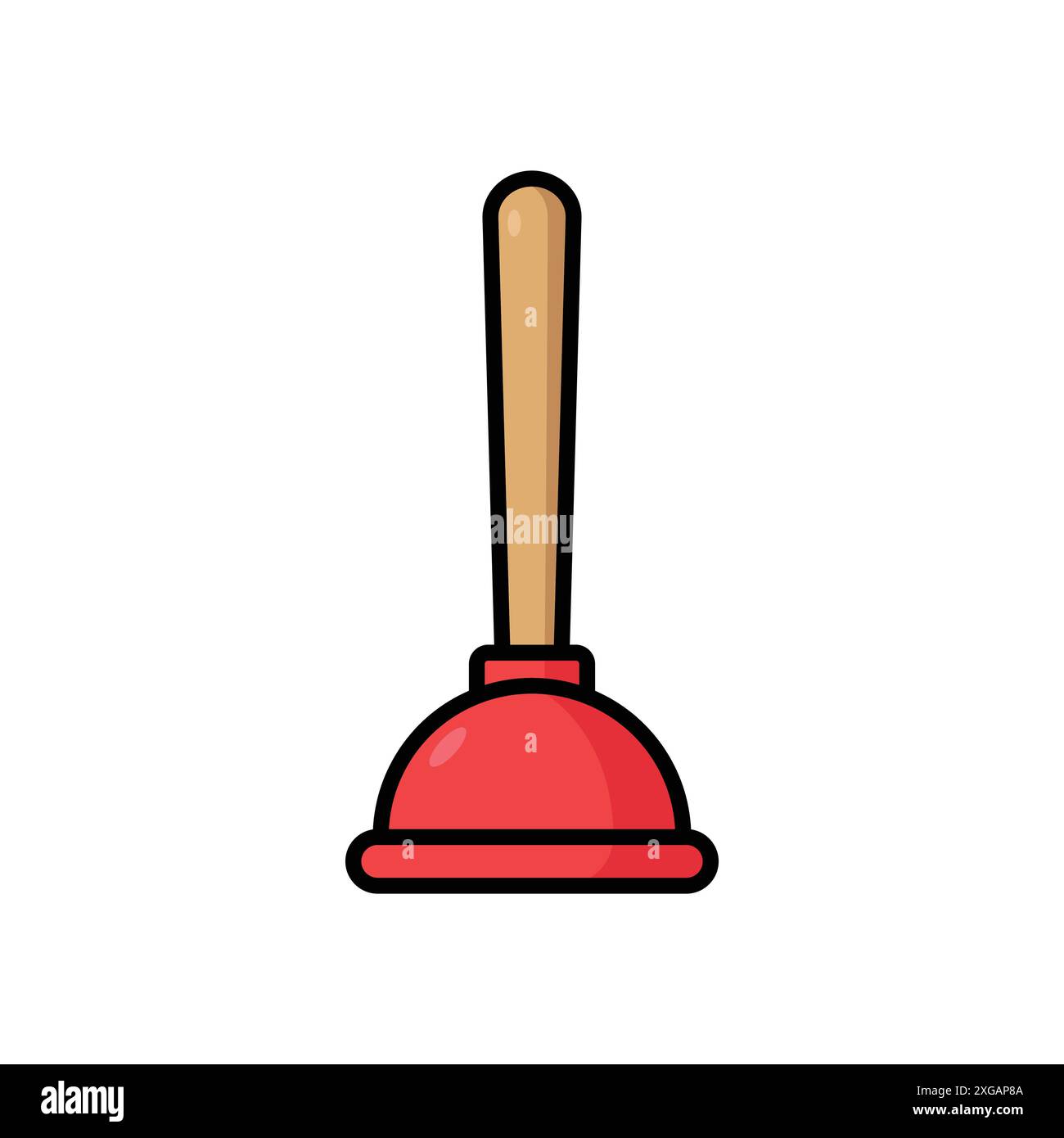 plunger icon vector design template in white background Stock Vector ...