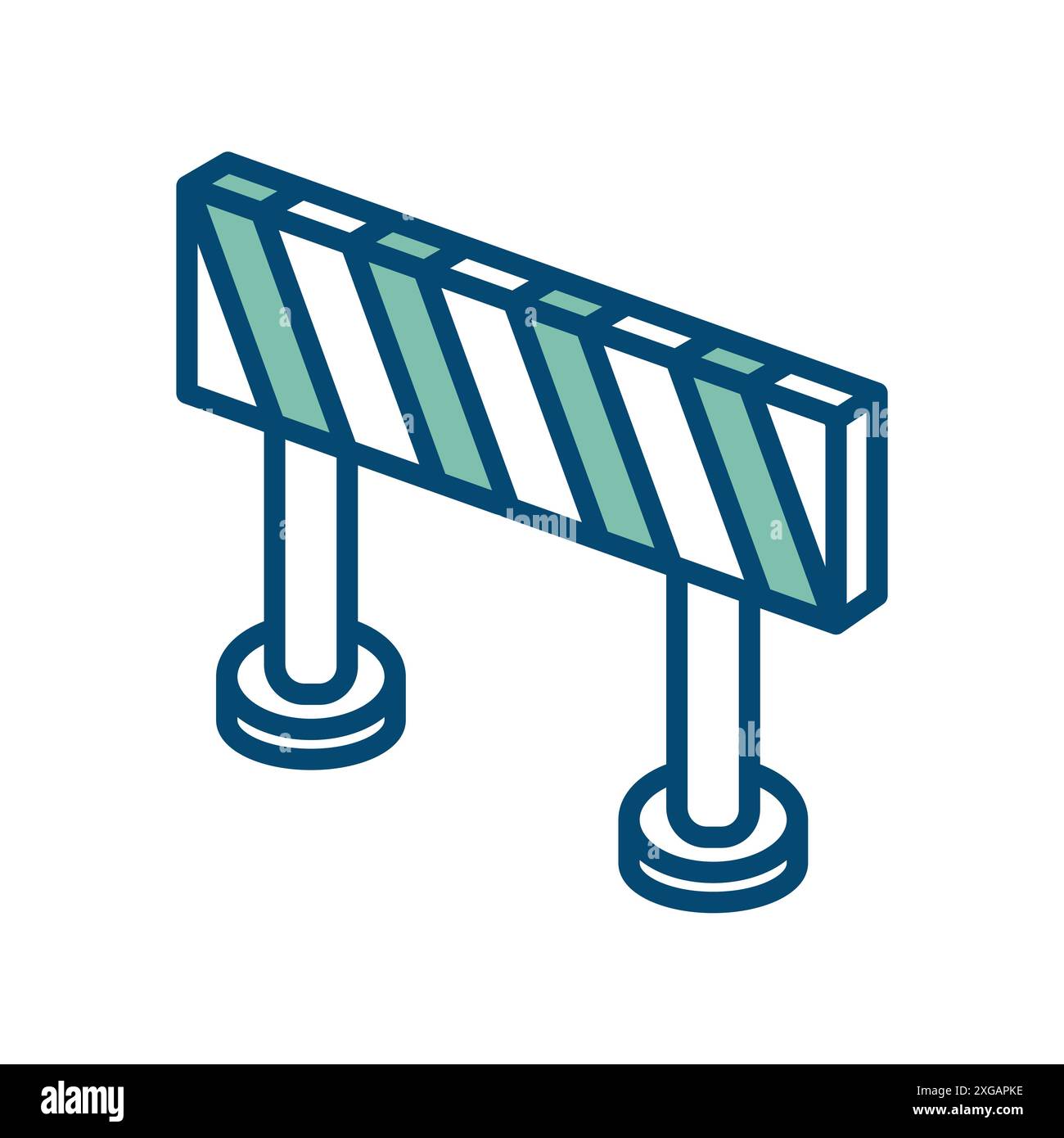 road barrier icon vector design template in white background Stock ...