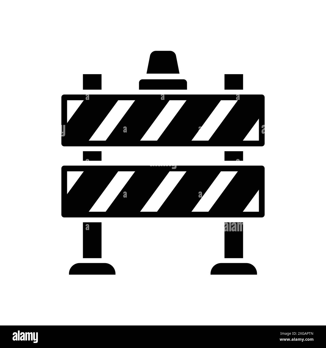 road barrier icon vector design template in white background Stock ...