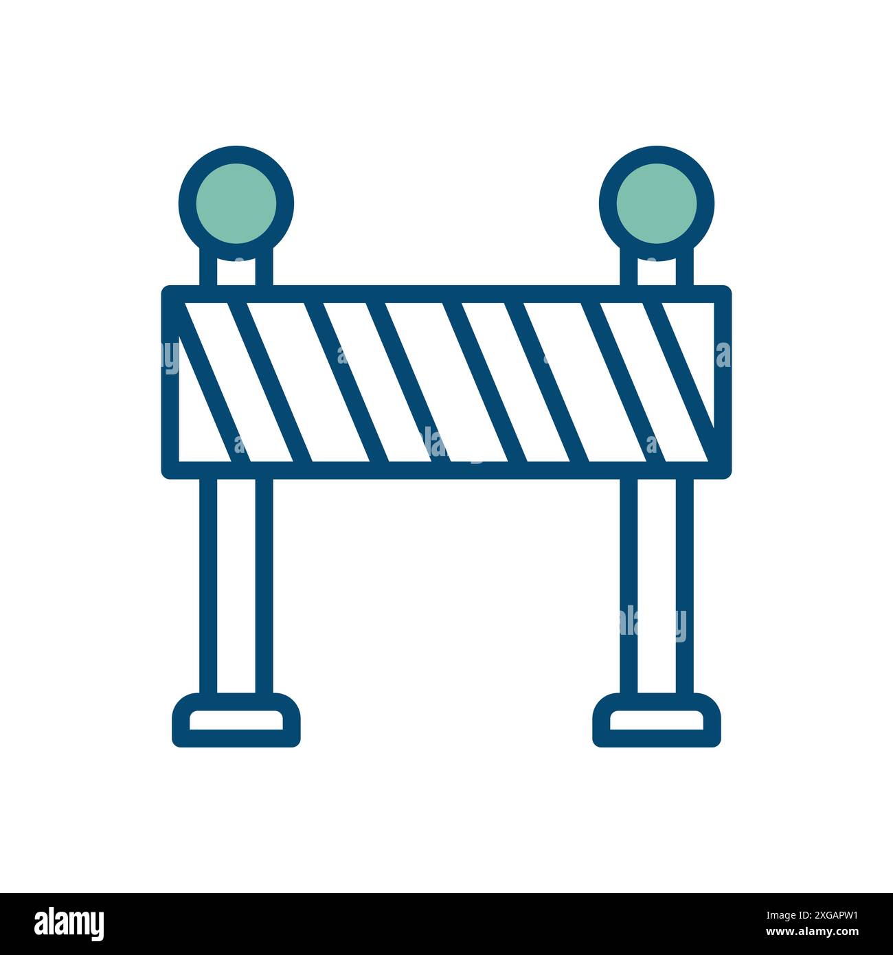 road barrier icon vector design template in white background Stock ...