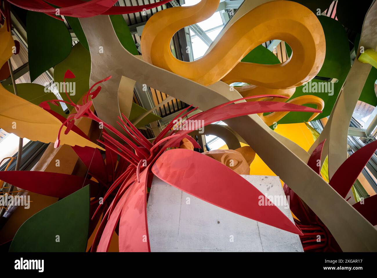 Tropical display, Biomuseo, a museum focused on the natural history of ...