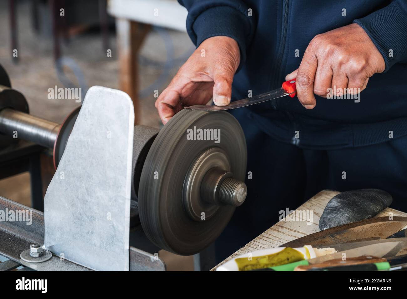Sharpening machine hi-res stock photography and images - Alamy