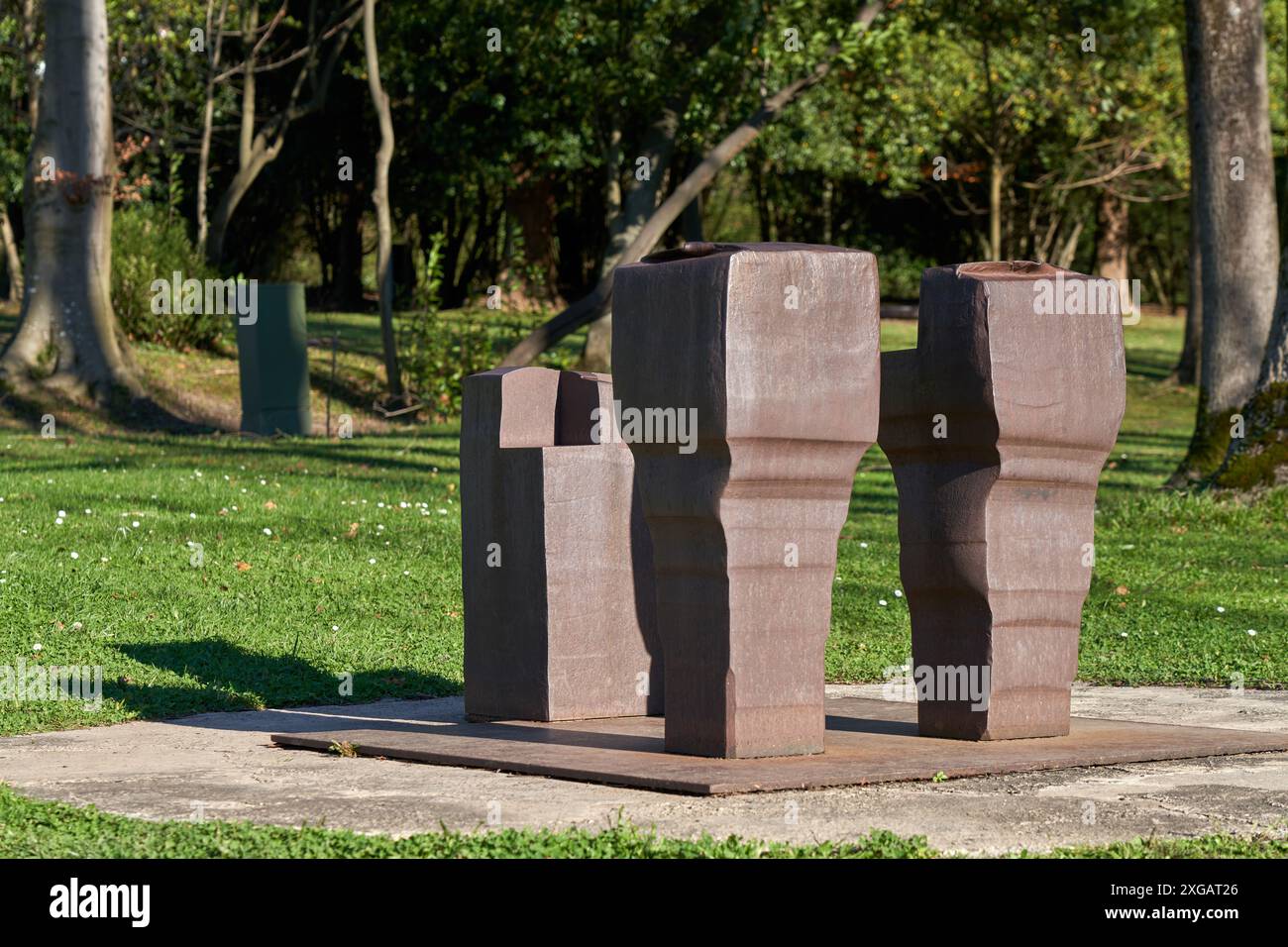 "Three Irons III, Corten Steel", 1990, Eduardo Chillida (1924-2002 ...
