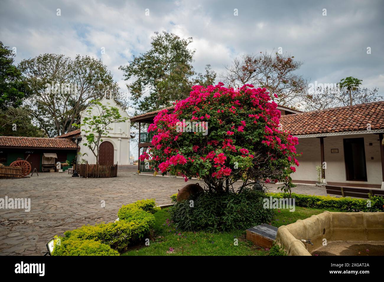 Mi Pueblito, an outdoor attraction with replicas of colonial ...