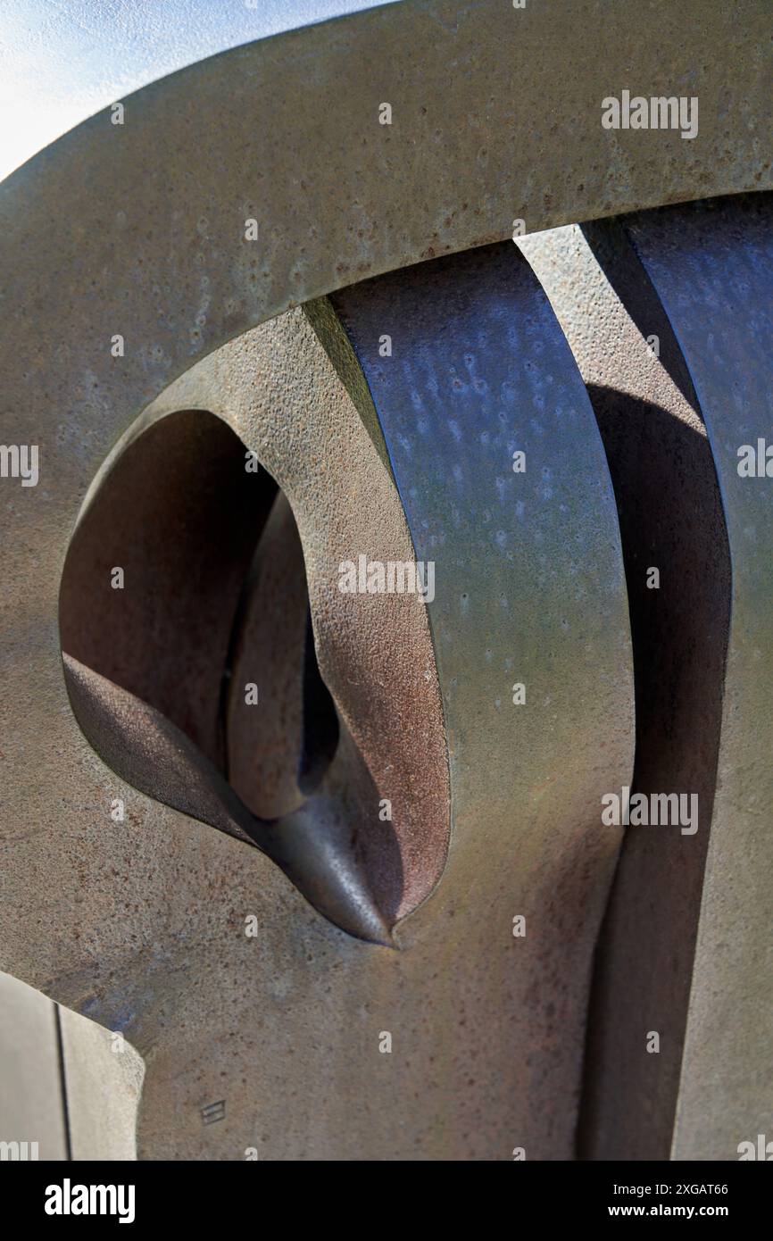 "Knot XXVII, Steel", 1992, Eduardo Chillida (1924-2002), Chillida Leku ...