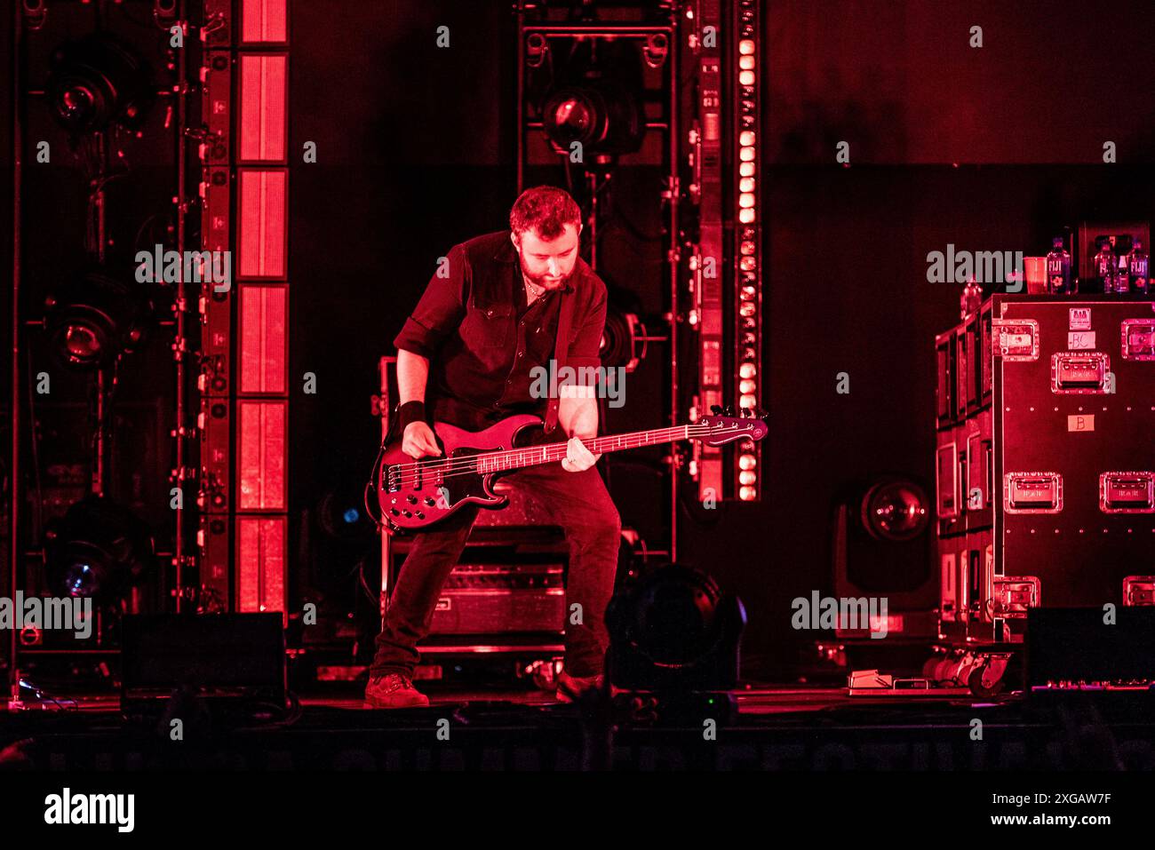 Jack Bates of The Smashing Pumpkins Stock Photo - Alamy