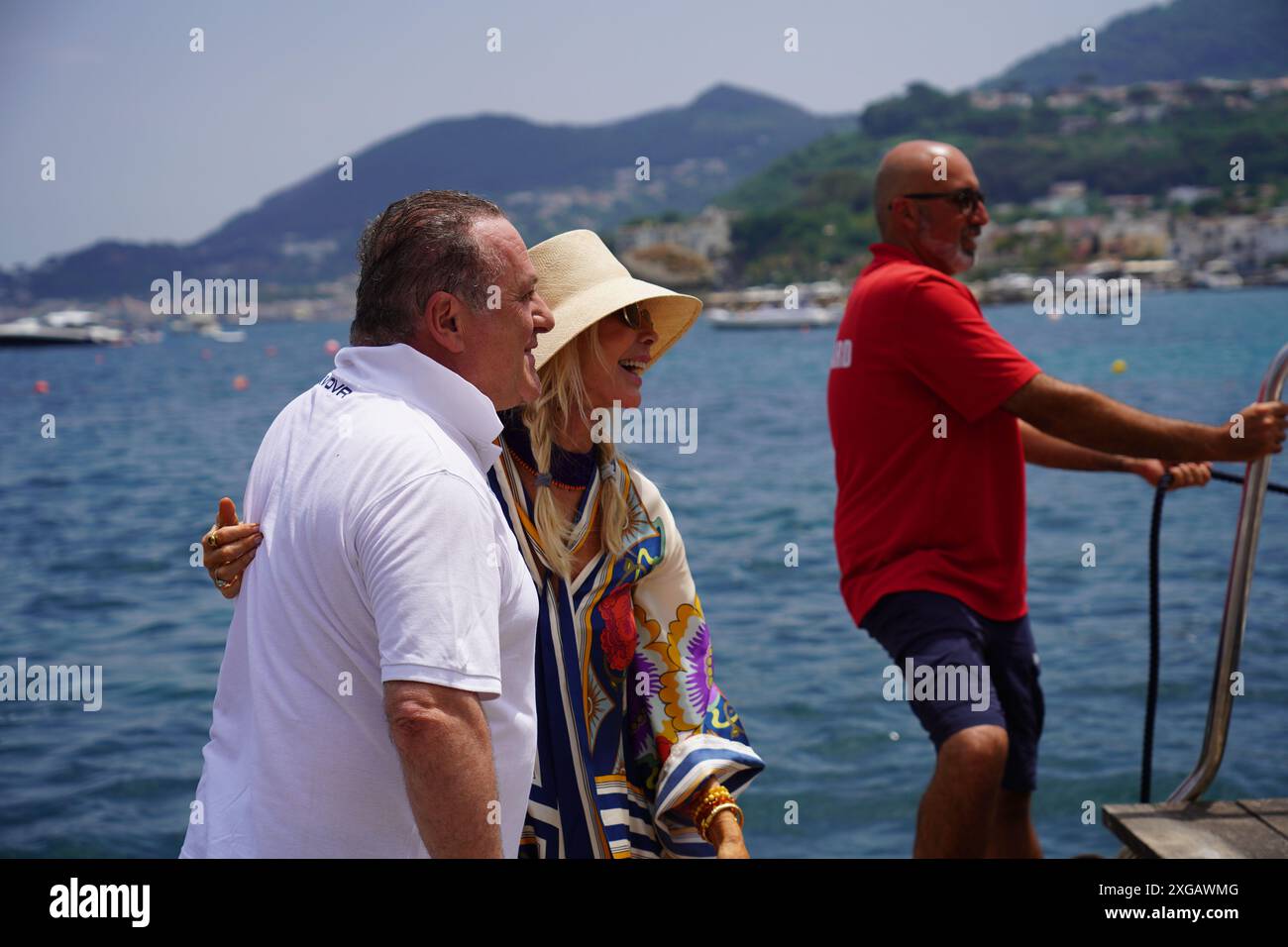Ischia 7 July 2024 First arrivals in Ischia for the Ischia Global ...
