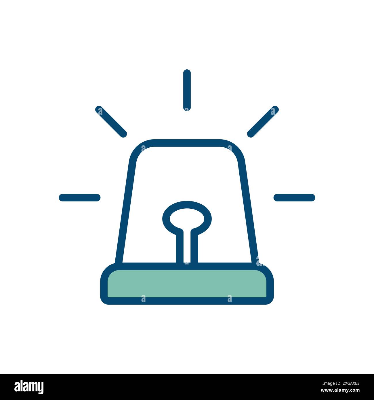 Light ambulance in white Cut Out Stock Images & Pictures - Alamy