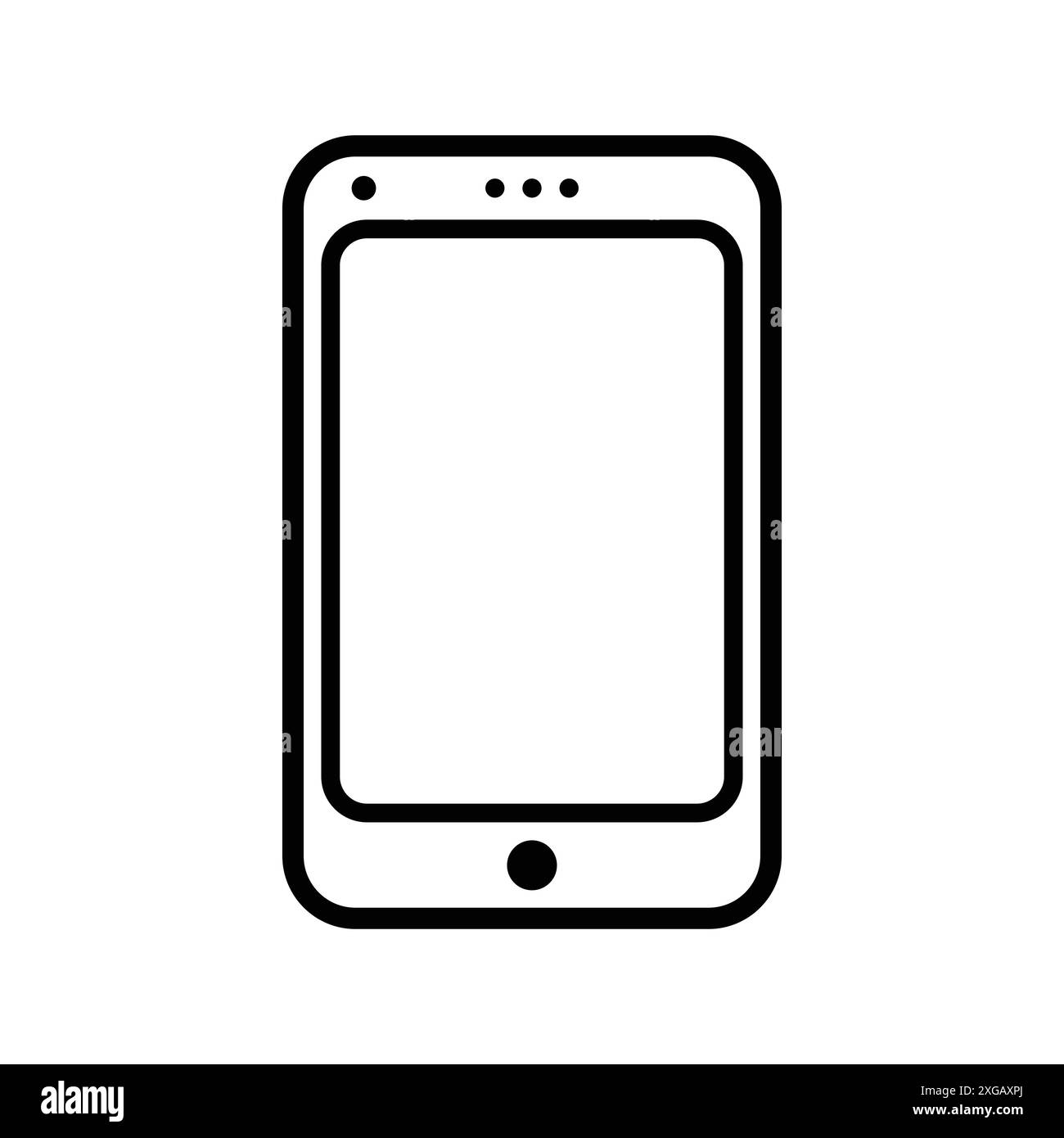 Smart phone icon vector hi-res stock photography and images - Alamy