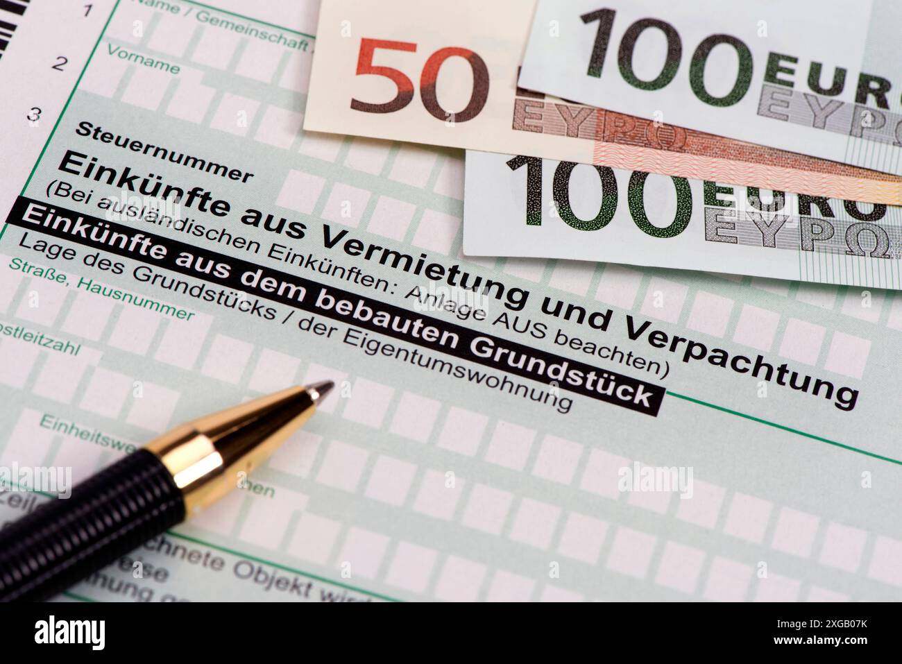 Einkommensteuererklärung Ein Formular für die Einkommensteuererklärung ...