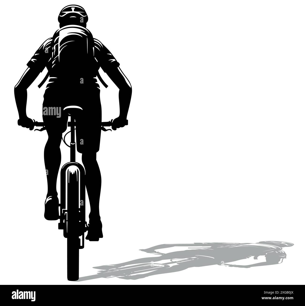 Back of cyclist road Cut Out Stock Images & Pictures - Alamy