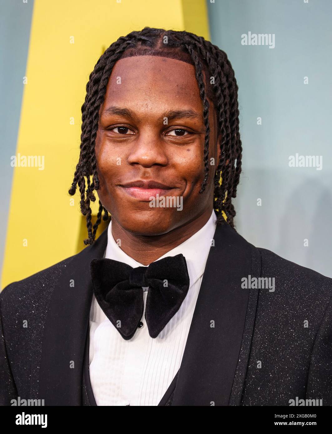 Akal Coleman attends the UK premiere of "Supacell" at Odeon Luxe West ...