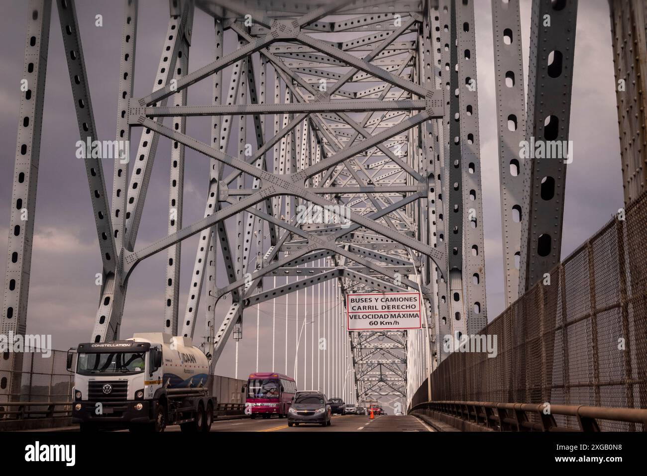 Bridge of the Americas, a road bridge which spans the Pacific entrance ...