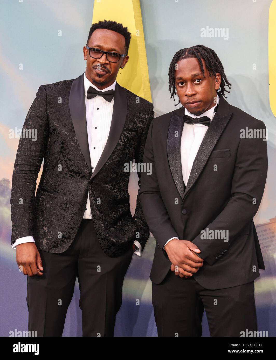 Travis Jay and Andy Thompson attend the UK premiere of "Supacell" at ...