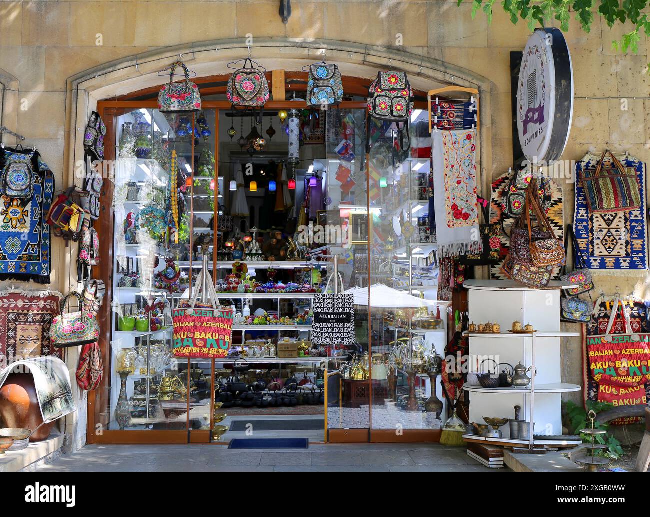 BAKU, AZERBAIJAN-JUNE 28,2024:Colorful Souvenir Shop at Old City aka ...