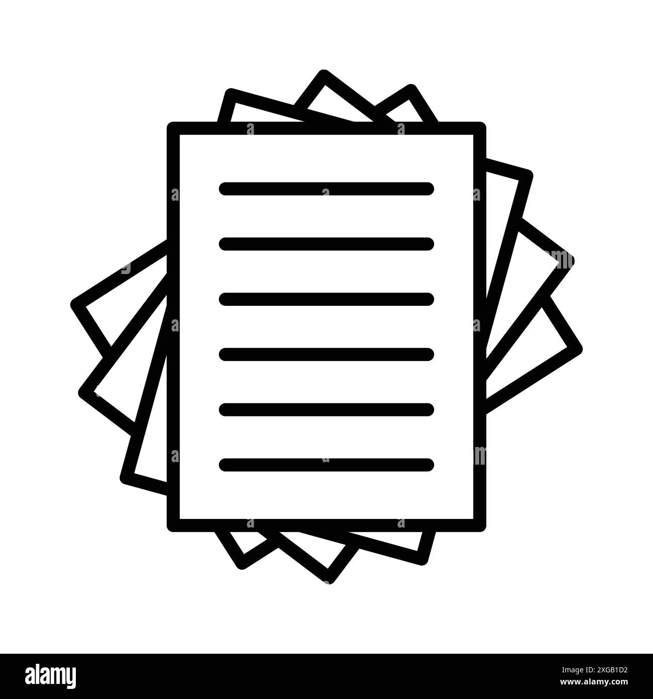 Stack folder icon vector hi-res stock photography and images - Alamy