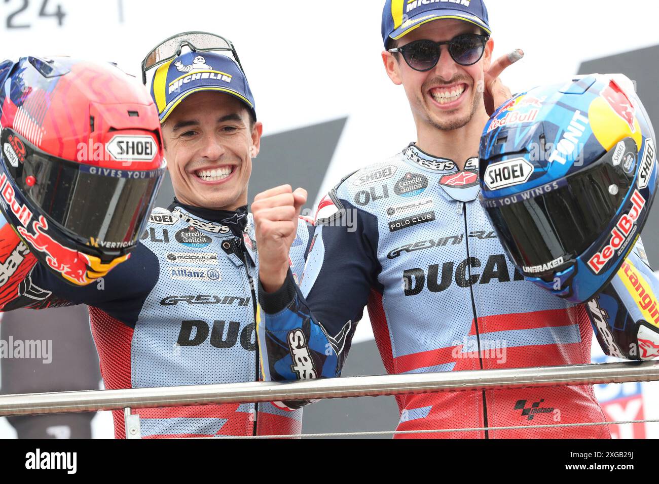 Six-time MotoGP champion Marc Márquez and his younger brother Álex ...