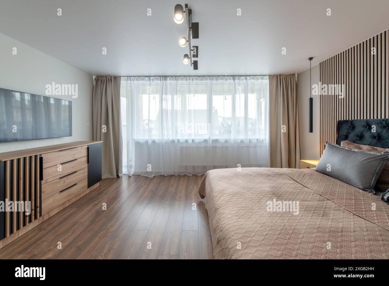 Luxurious master bedroom interior, modern house, beautiful interiors ...