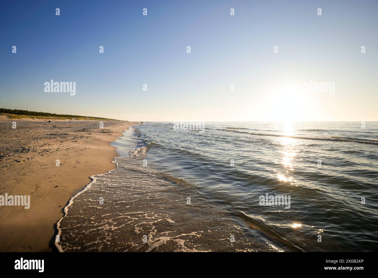 Beautiful wide beach on baltic hi-res stock photography and images - Alamy