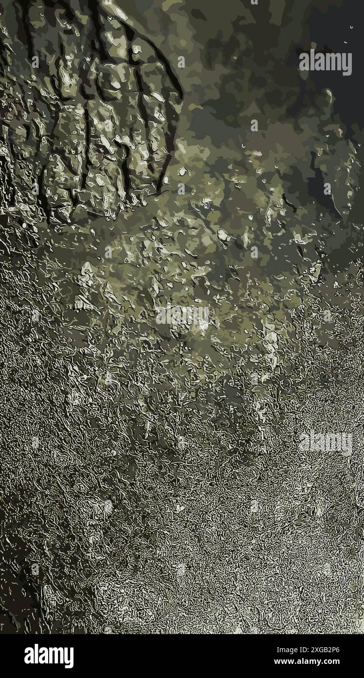 Vector illustration of Laburnum bark background. Natural bean surface ...