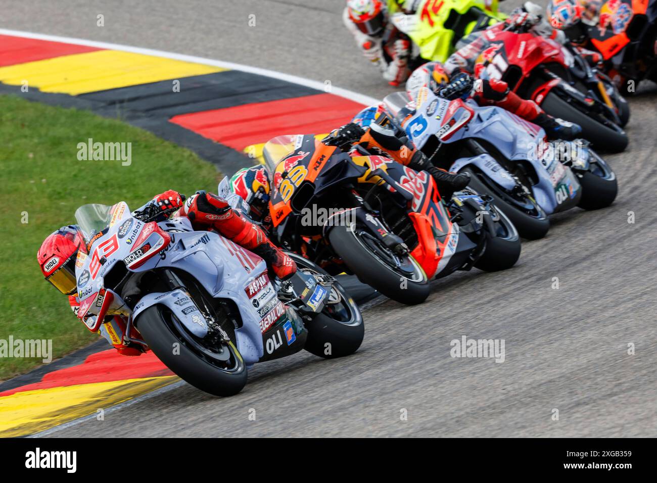 Hermsdorf, Deutschland. 06th July, 2024. Hermsdorf: Moto GP Sachsenring ...