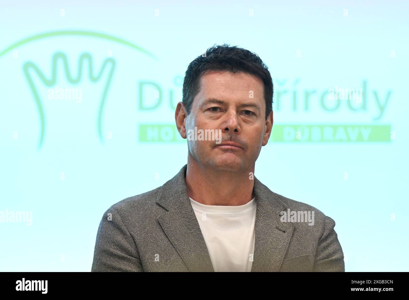 Karel Komarek at the opening of the House of Nature Hodoninske Dubravy ...