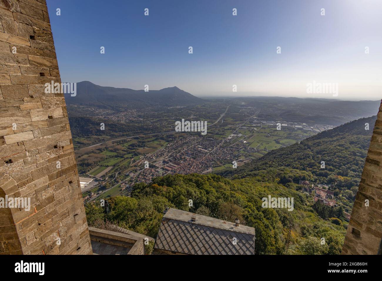 The magnificent view point on the Susa Valley taken from The Sacra of ...
