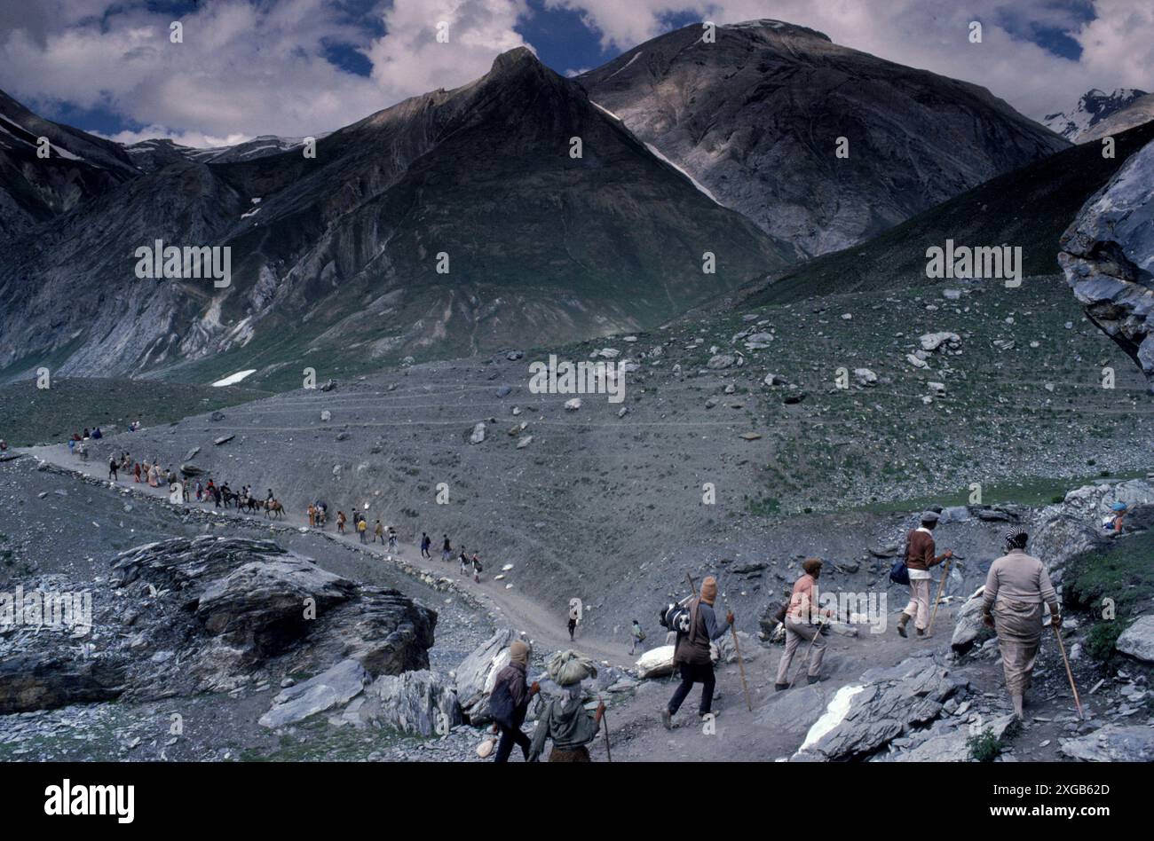 Hindu pilgrimage Amar Nath Yatra - Kashmir Stock Photo - Alamy