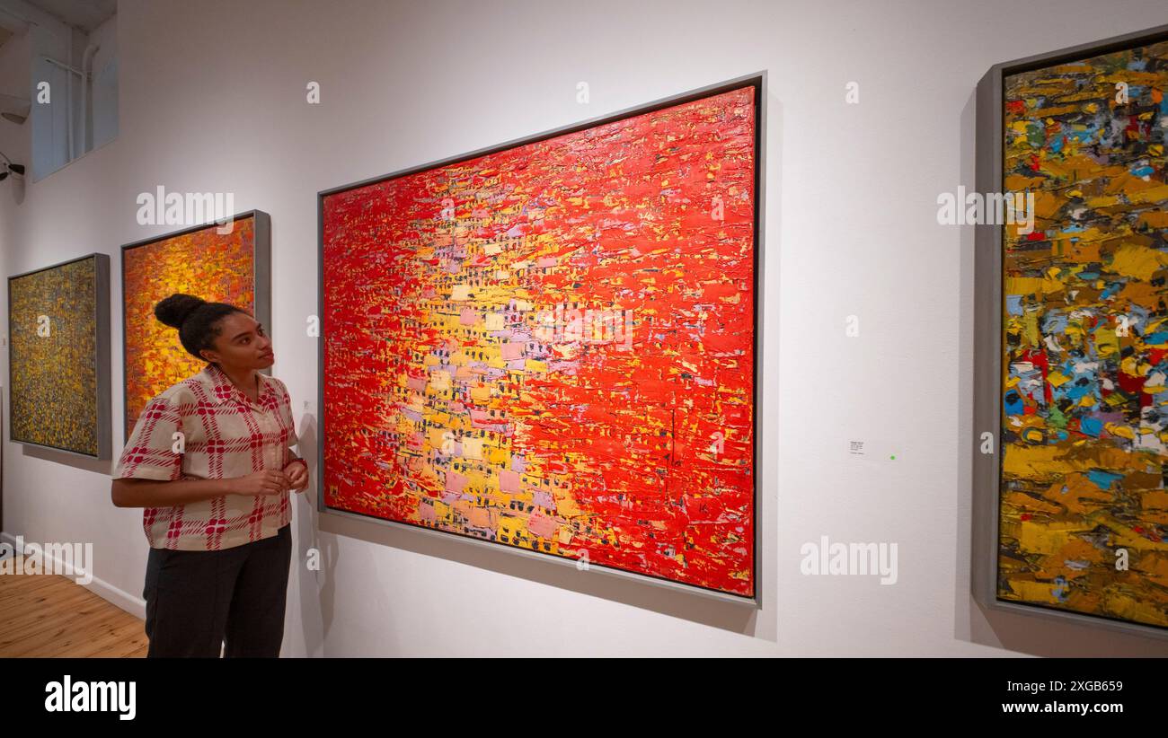 October Gallery, London, UK. 8th July, 2024. Ablade Glover: Inner ...