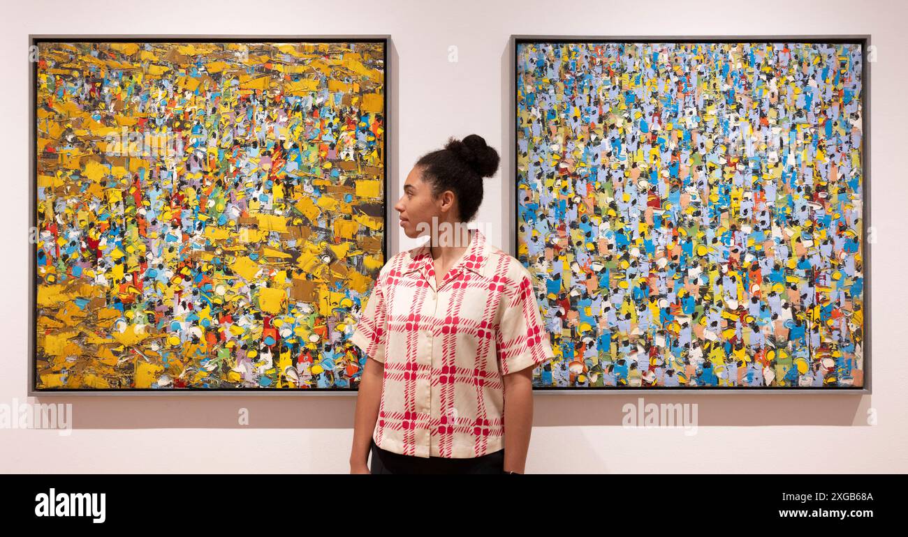 October Gallery, London, UK. 8th July, 2024. Ablade Glover: Inner ...