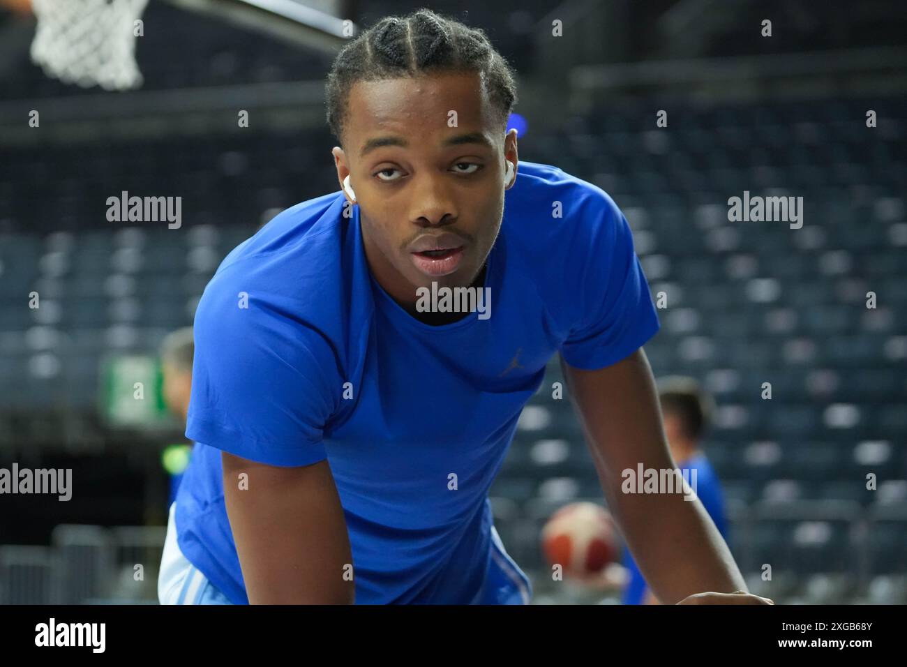 COULIBALY Bilal of FRANCE during the International Friendly Basketball ...