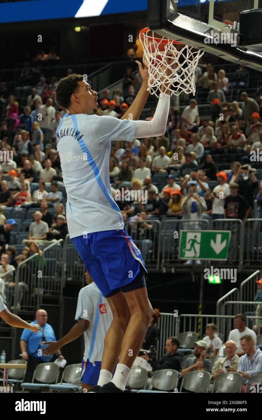 WEMBANYAMA Victor OF FRANCE during the Friendly Basketball match ...