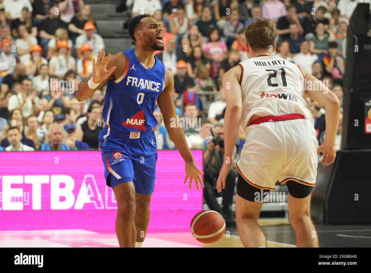 OKOBO Elie OF FRANCE AND HOLLATZ Justus of Germany during the ...