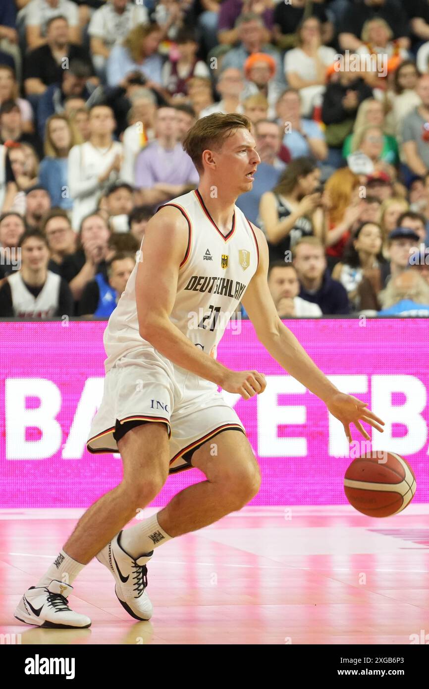 HOLLATZ JUSTUS OF GERMANY During the International Friendly Basketball ...