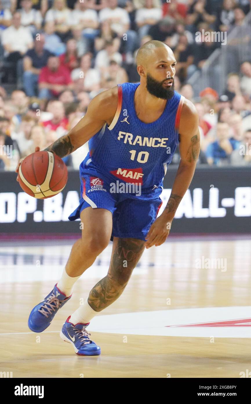 Evan Fournier of France during the International Friendly Basketball ...