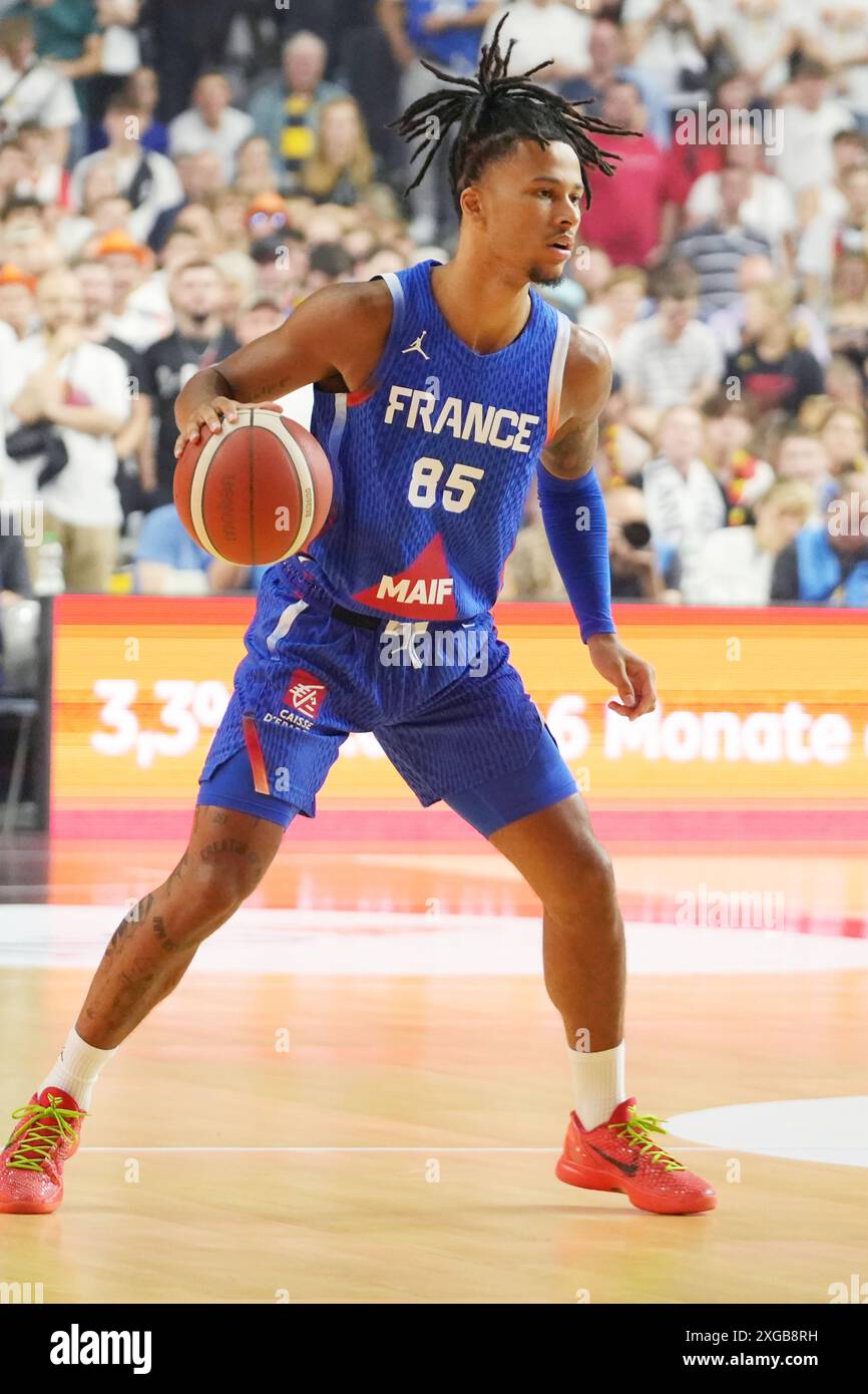 Matthew Strazel of France during the International Friendly Basketball ...
