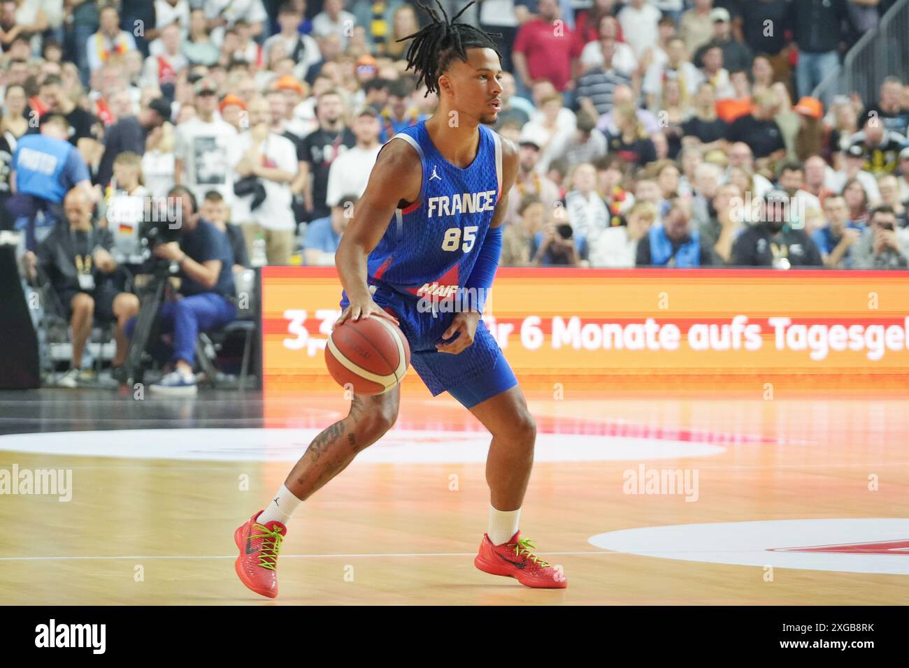 Matthew Strazel of France during the International Friendly Basketball ...