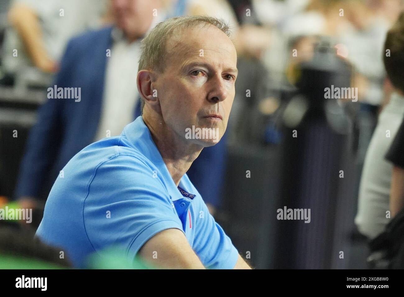 Head coach Vincent Collet of France during the International Friendly ...
