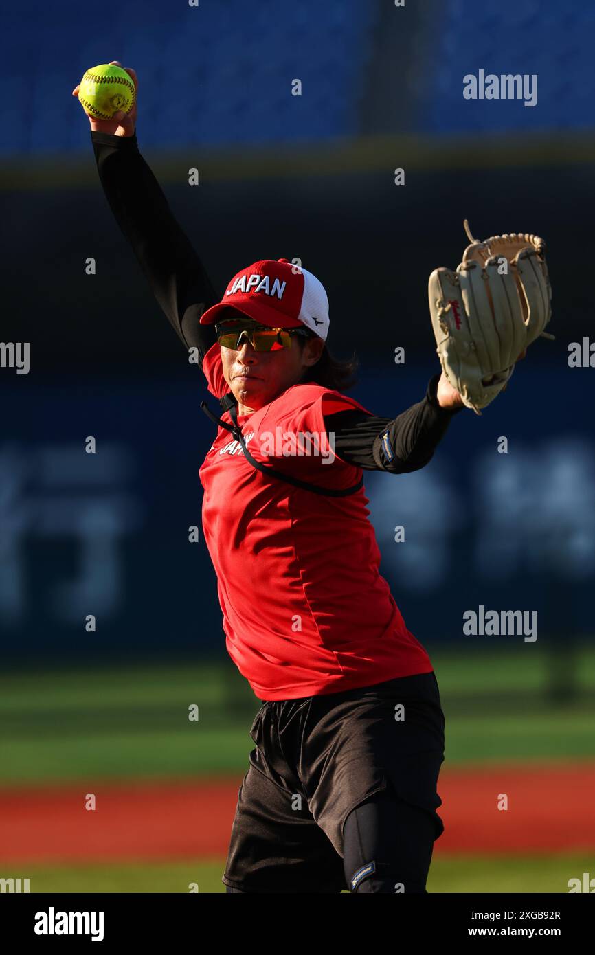 Kanagawa, Japan. 8th July, 2024. Yukiko Ueno (JPN) Softball : Women's ...